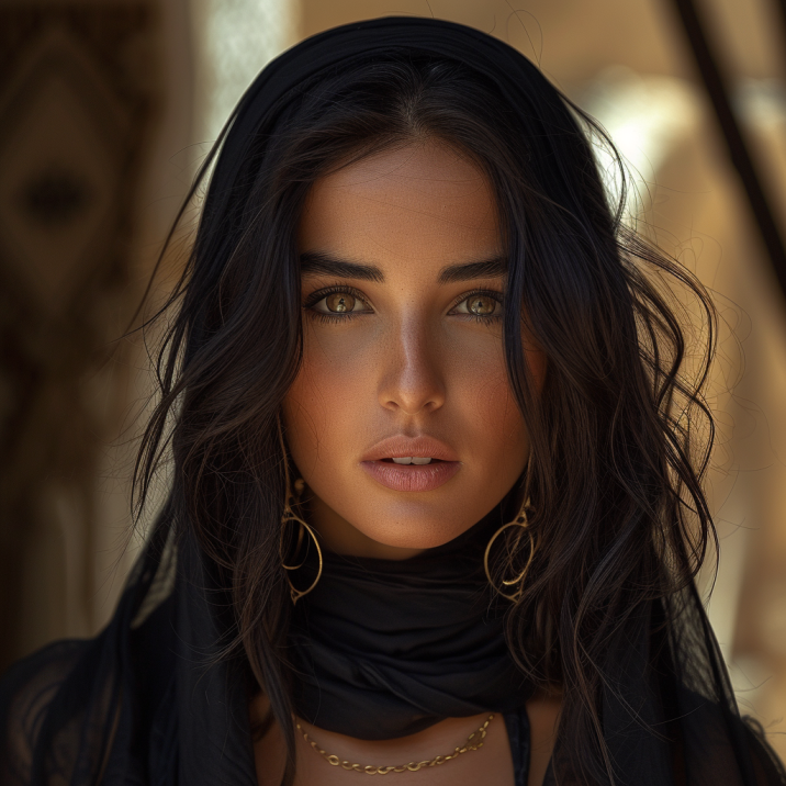 Arabesque Elegance: Bouchta El Hayani's Mesmerizing Jewish Model with ...