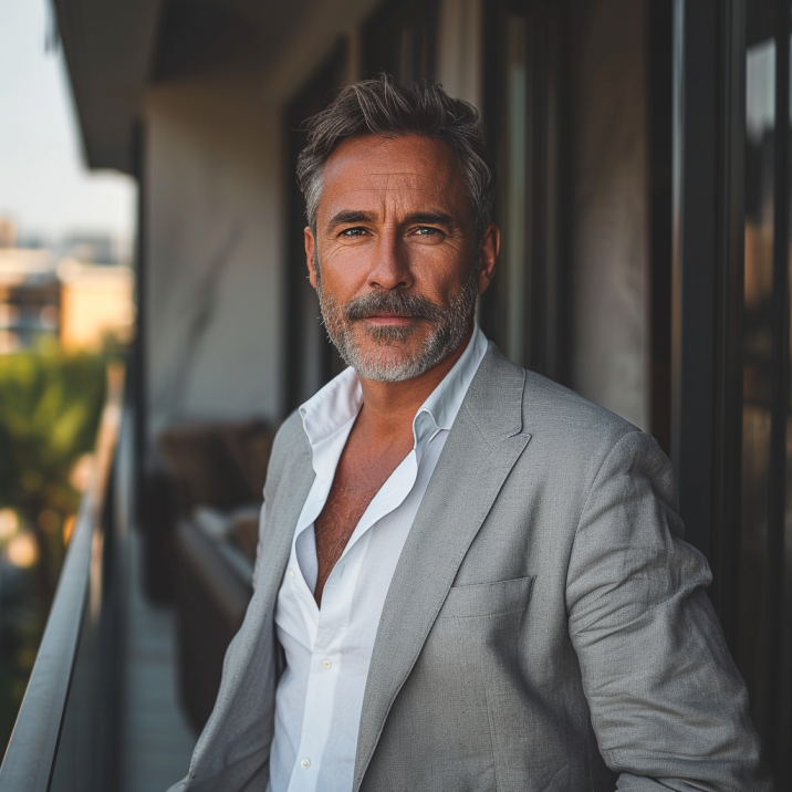 City Elegance: Breyten Breytenbach's Charismatic Smile in a Private ...