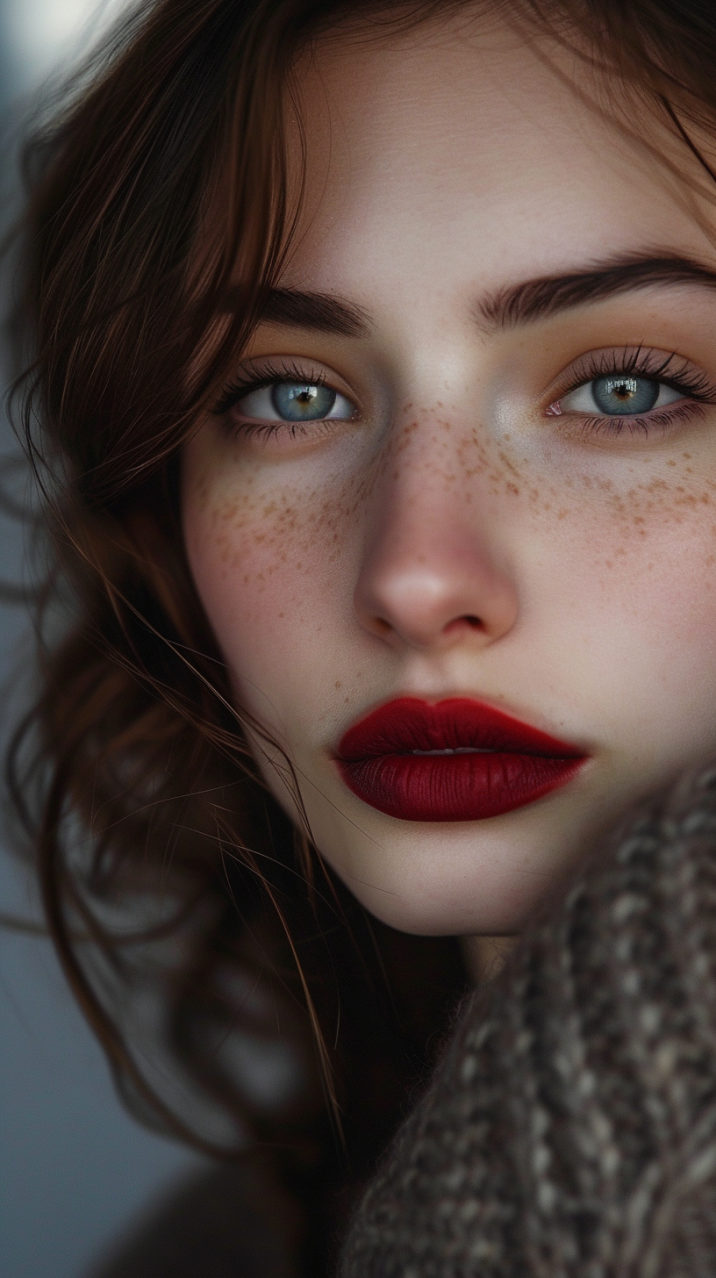 Hyperreal Beauty Evalines Intense Gaze Ifoto