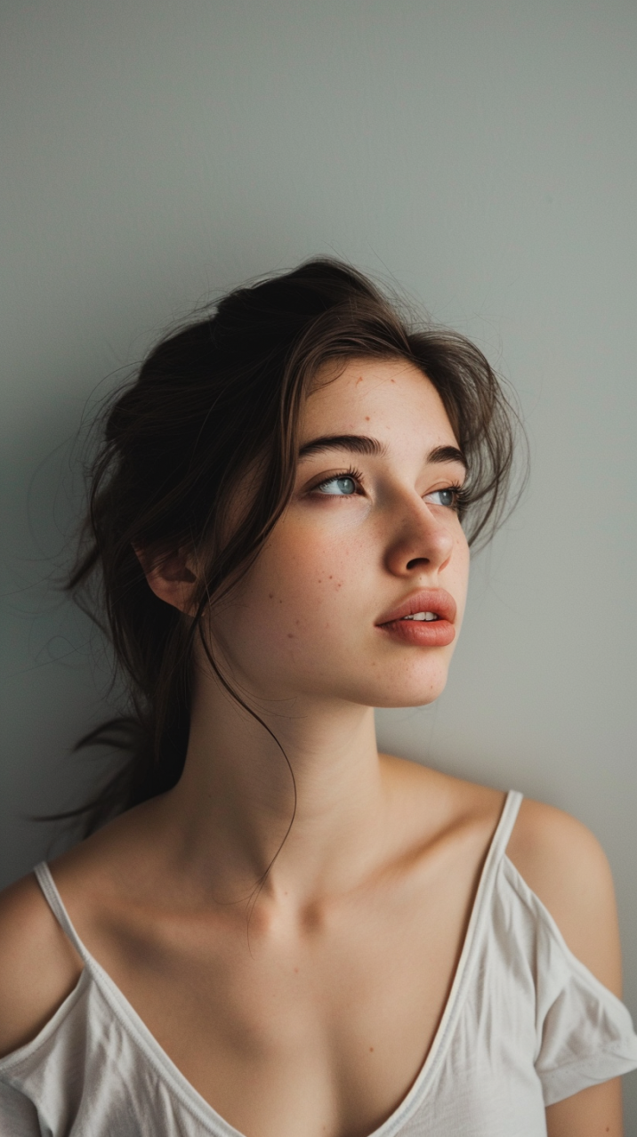 Captivating Elegance Elina Karimova In Livia Primas White Shirt Portrait Ifoto