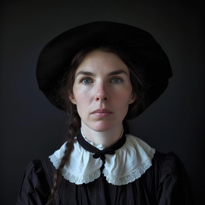 Echoes of Pre-Raphaelite Beauty: Jewish Elegance in Black | iFoto