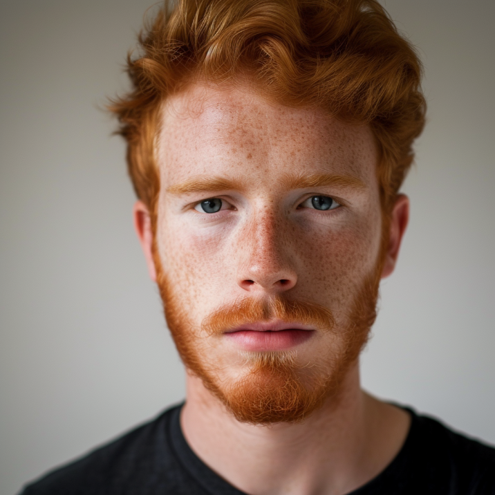 Emerald Gaze: Andor Basch's Intense Portrait of an Irish Male Model | iFoto