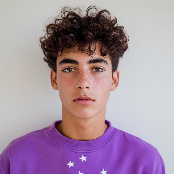 Kiwi Passion: An Ode to Fauvism in Retro Polaroid - Young Model Anthony ...