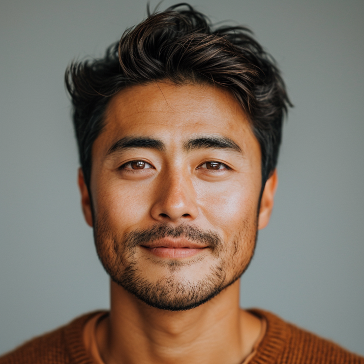 Maskulin Senyum: Potret Model Pria Indonesia, Du Jin & Johnson Ting, Dengan Latar Belakang Abu ...