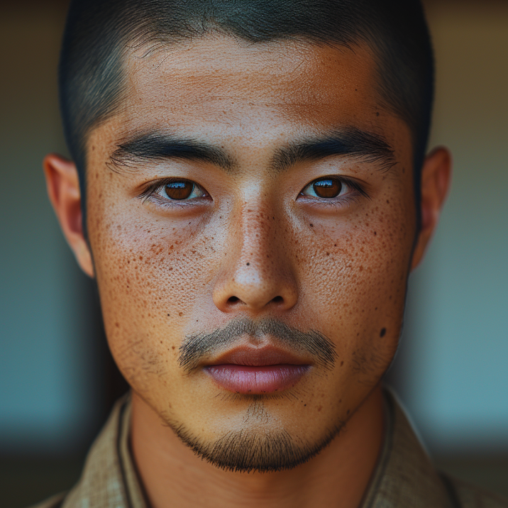 Serious Gaze Portrait Of Asai Chū Japans Mingei Male Model Ifoto