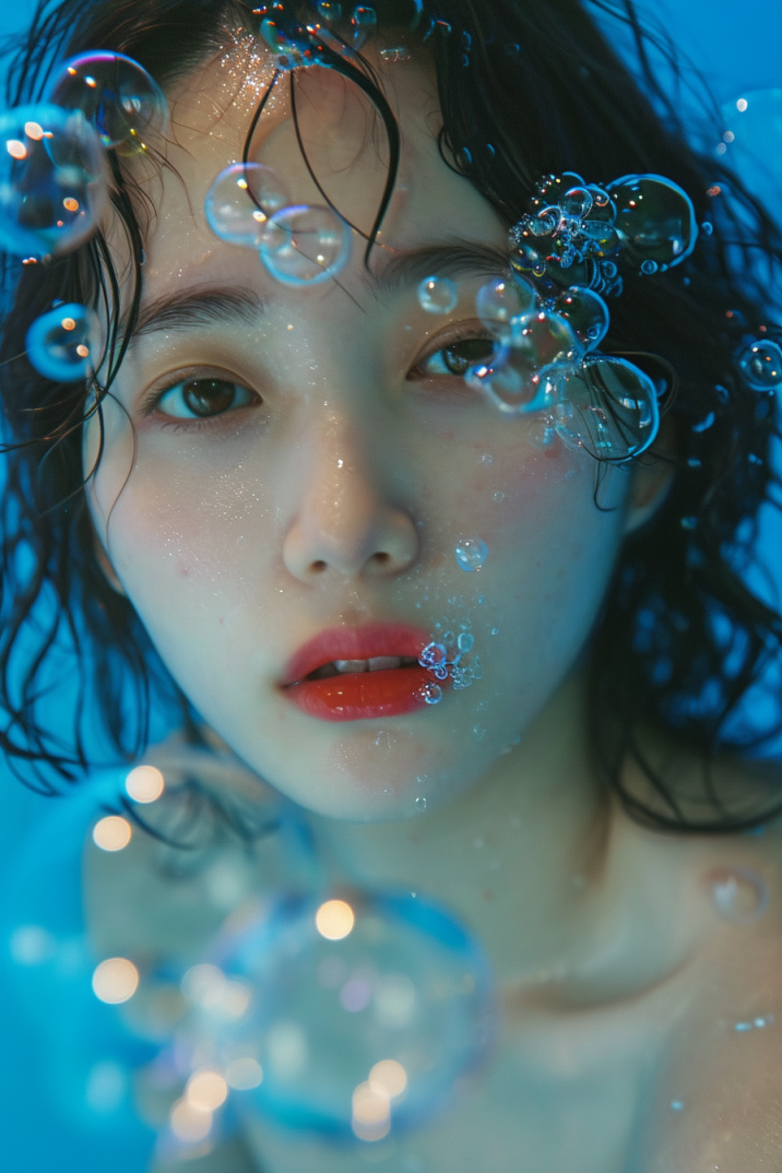 Underwater Serenity Chen Jirus South Korean Swimsuit Model Album Cover Ifoto